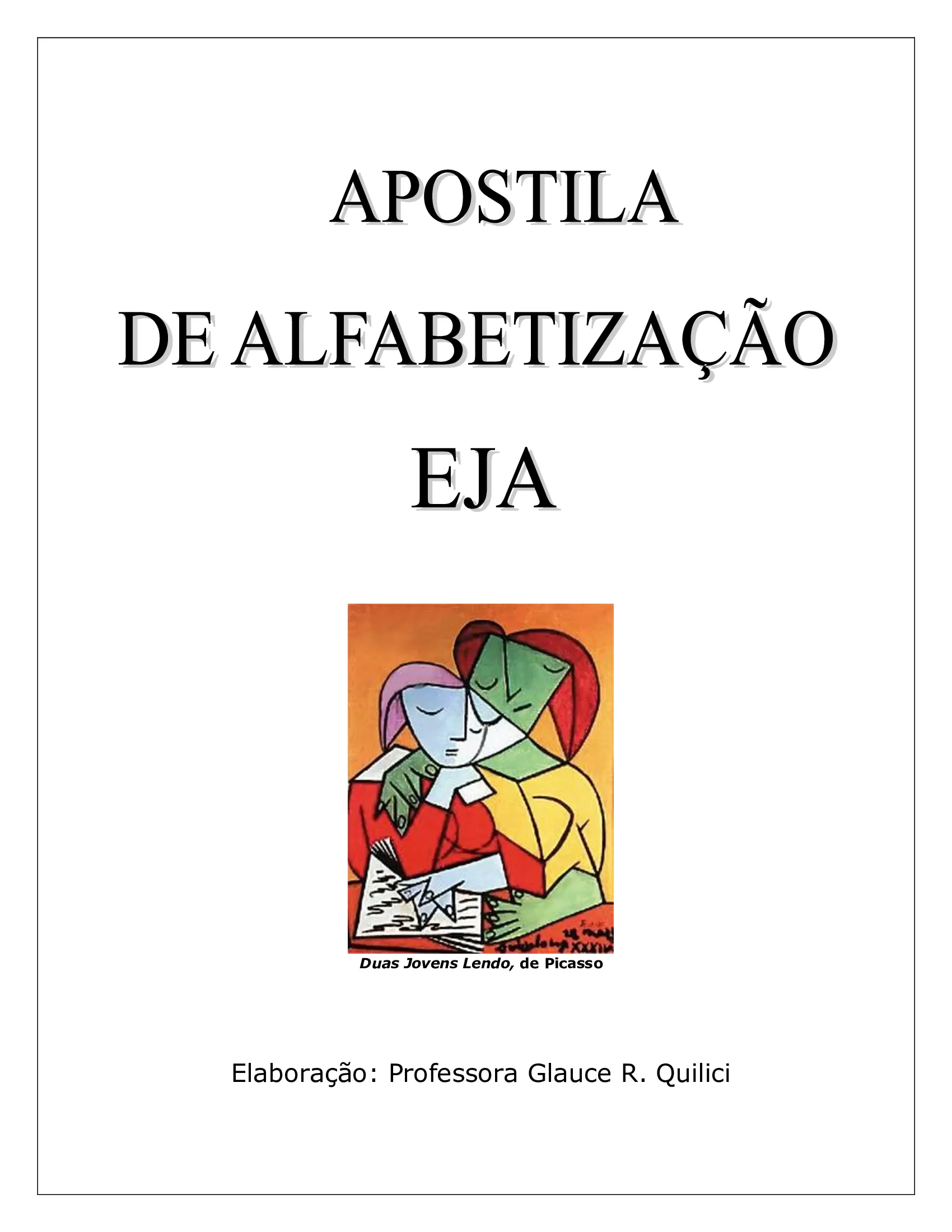 Apostila eja pré-silábico – alfabetização para jovens e adultos pdf ...