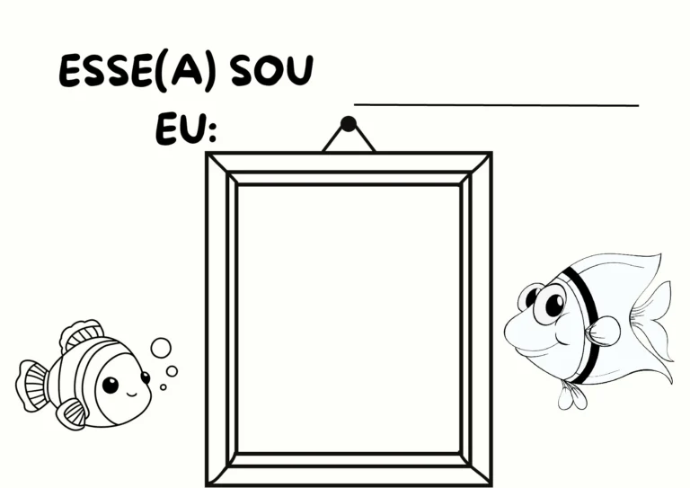 Portfólio Escolar Fundo do Mar Educação Infantil PDF - Atividades ...